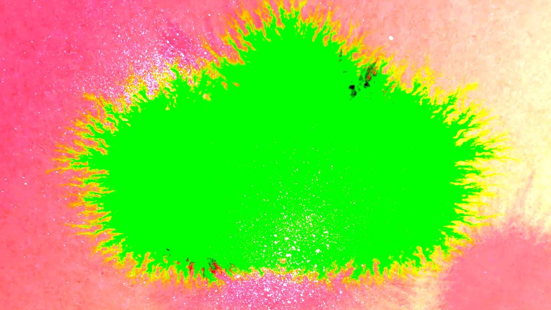 Ink splatter photo slideshow | Green screen ink splatter slideshow ...