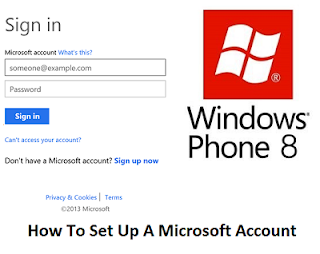How To Set Up A Microsoft Account ~ tricks and tip 4u