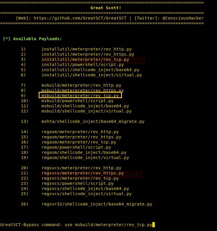 Windows Exploitation Msbuild