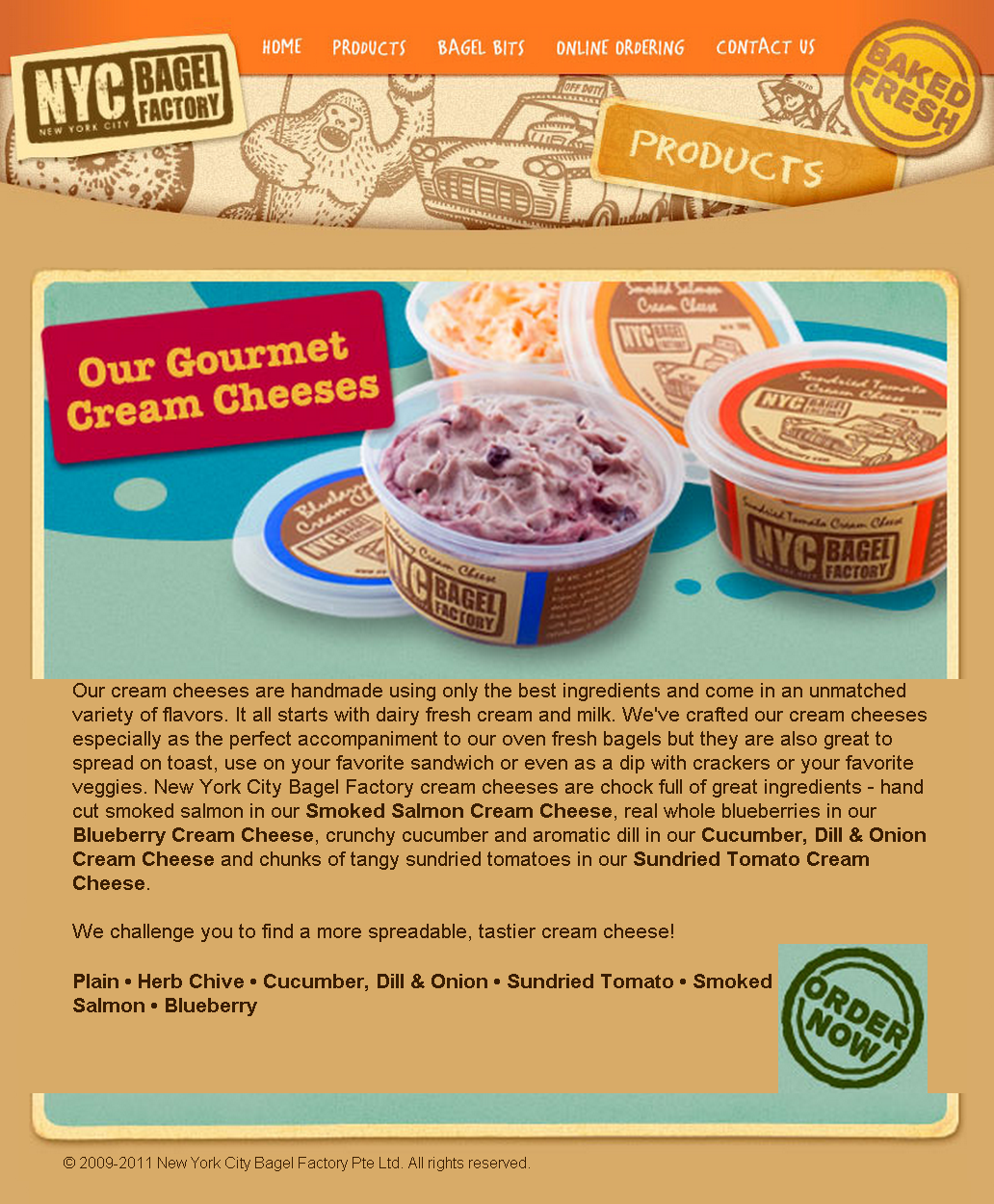 Welcome: Cheese Cream ~ from NYC Bagel Factory