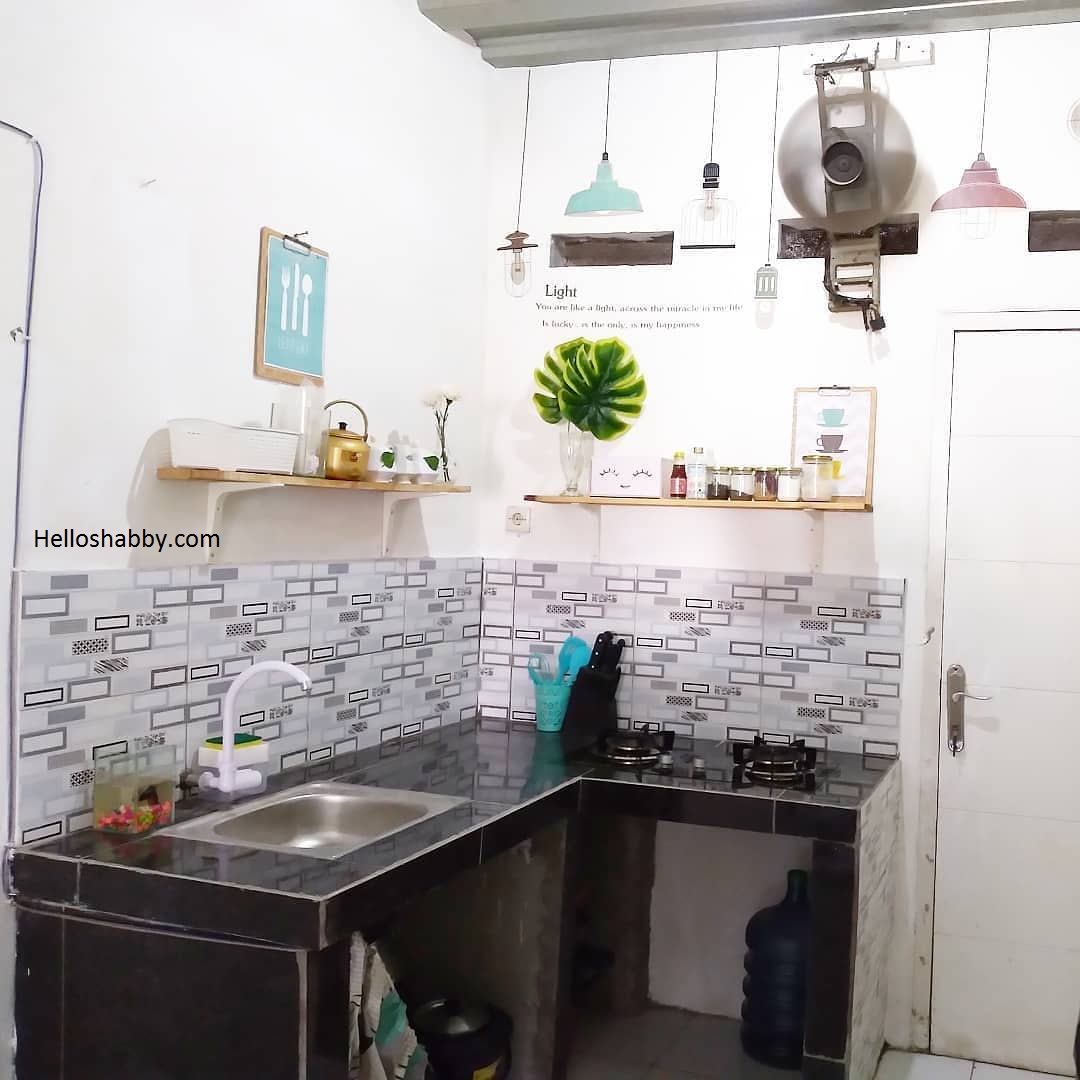 Contoh Dapur Minimalis Sederhana, Tanpa Kitchen Set yang Rapi ...