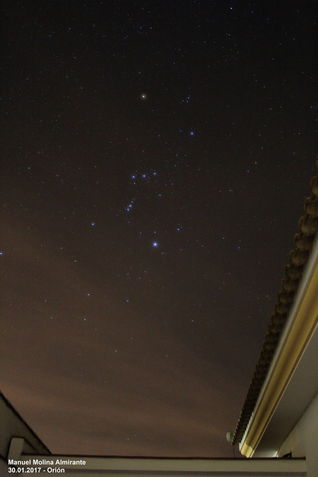 ASTRONOMIAYRUTAS.: Constelación Oríón y la estrella Sirio