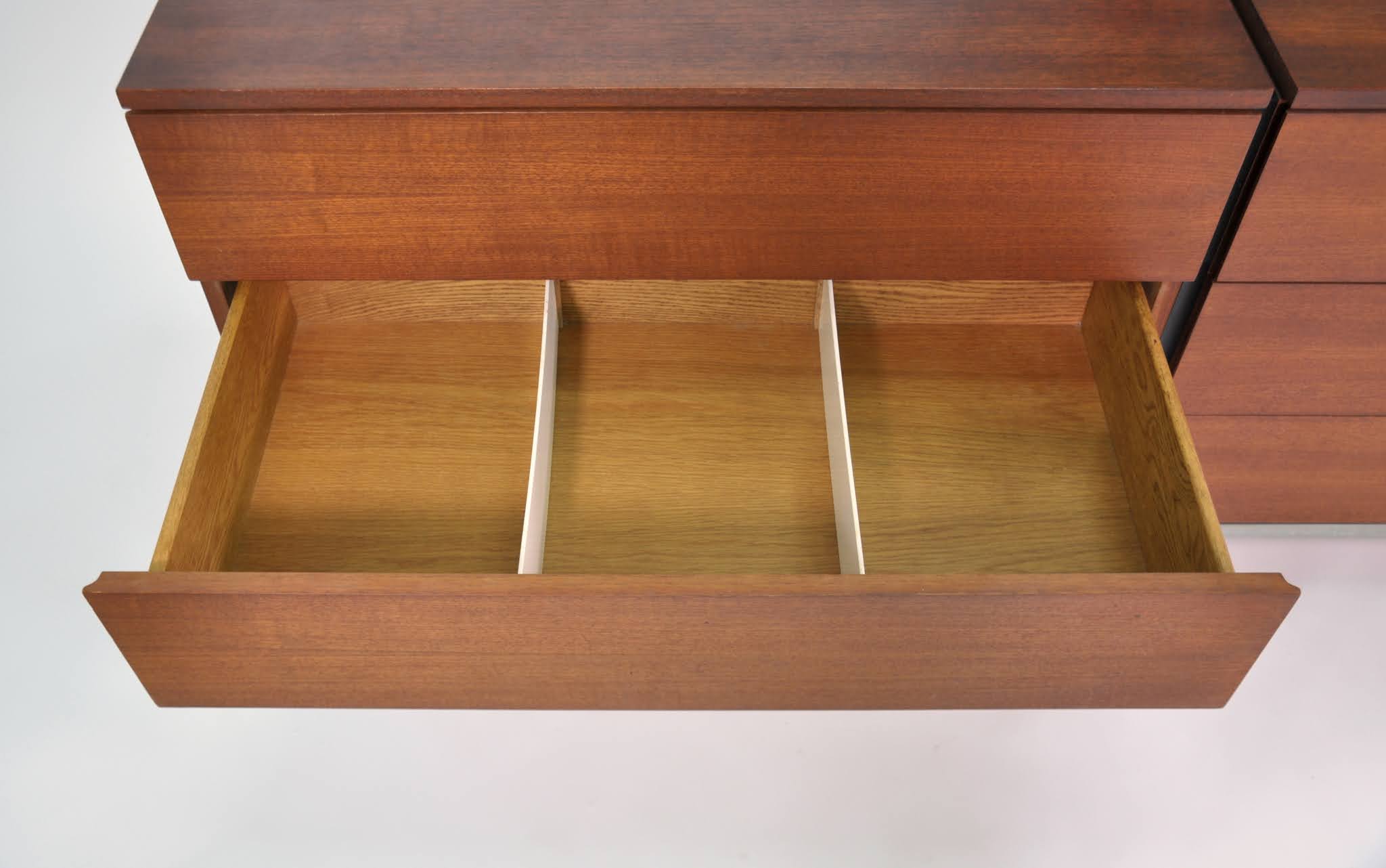 SELECT MODERN: Florence Knoll for Knoll Associates Walnut and Chromed ...