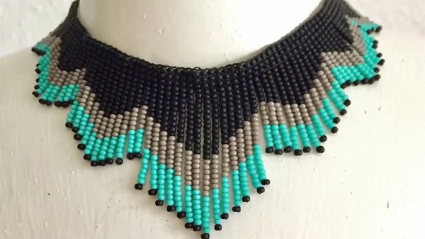 Patterns Beading Loom Pattern beaded jewelry Gerdan Beaded Necklace ...