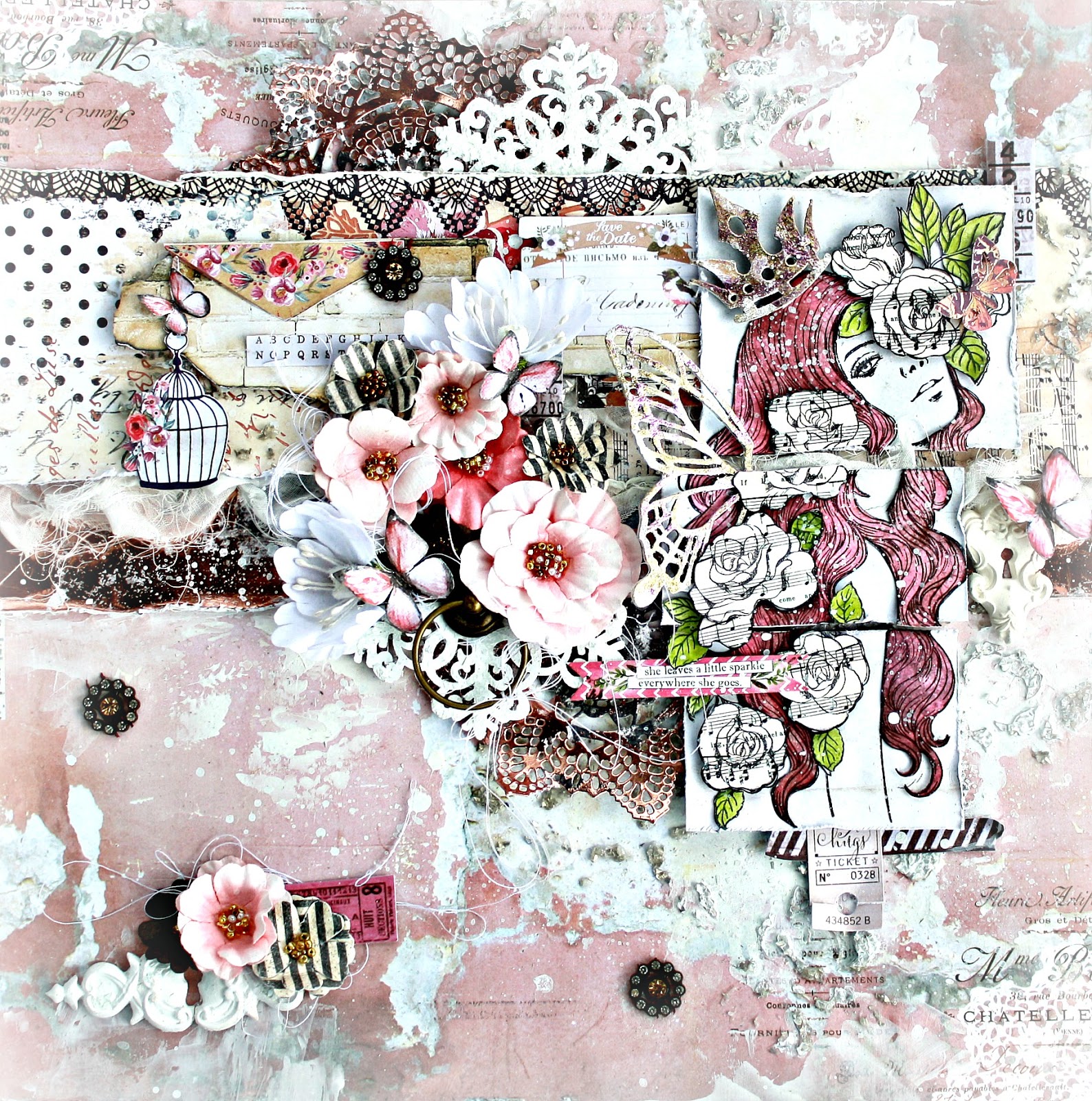 Msliberty Creations: Prima Princess Layout for Prima BAP December