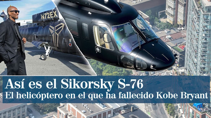 Así Es El Sikorsky S-76B El Helicóptero En El Que Falleció Kobe Bryant ...