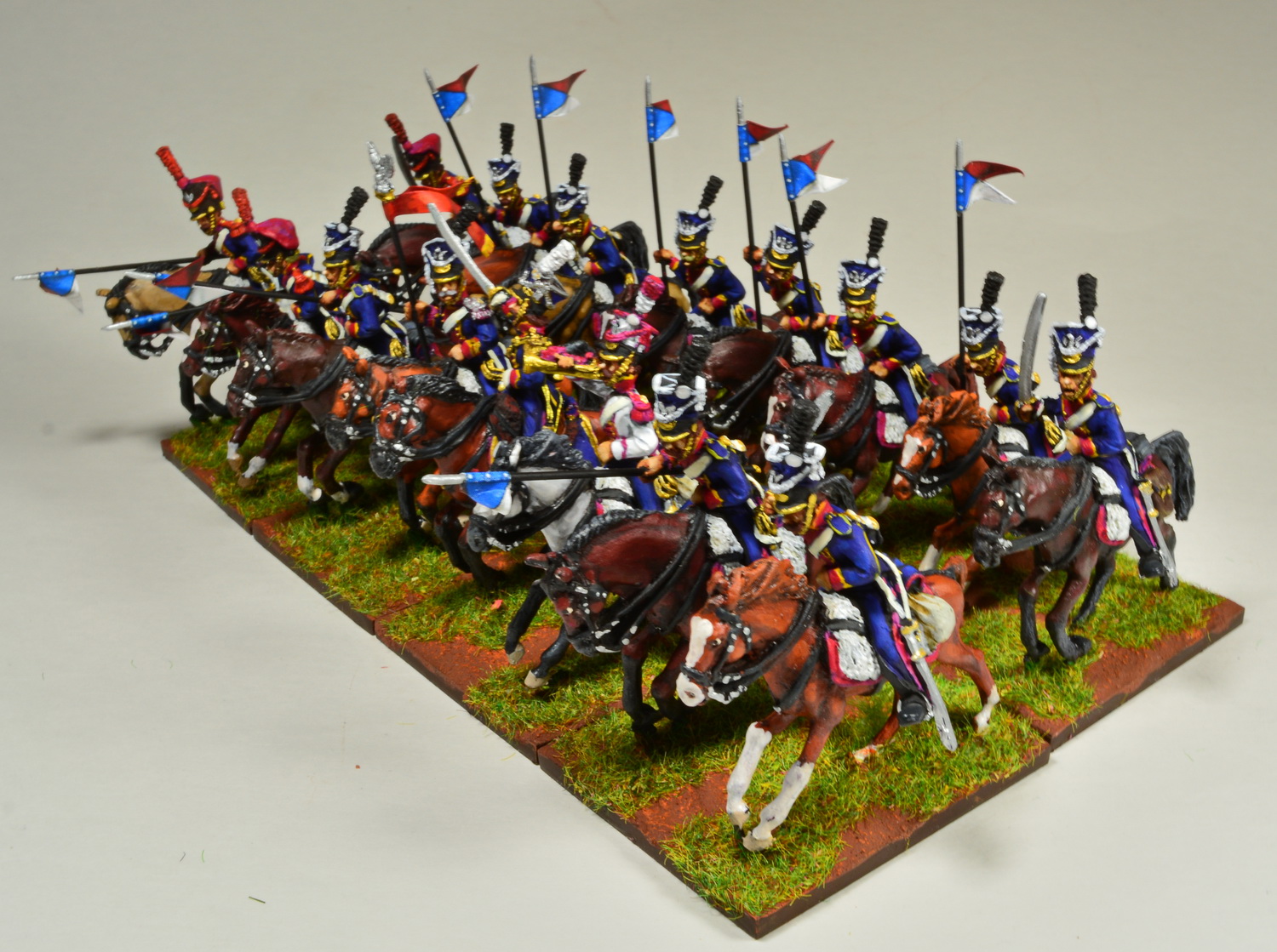 Austria and Russia - Napoleonic wars. Wargame 28mm, : 12th Lancer ...