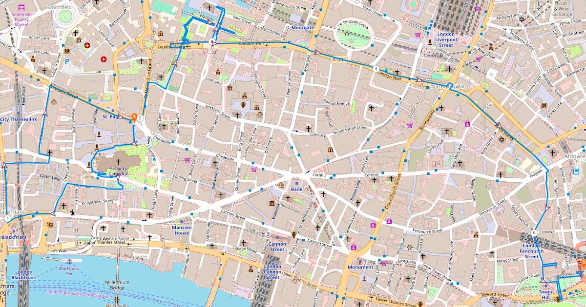 Walk 12 - A Walk Around the London Wall