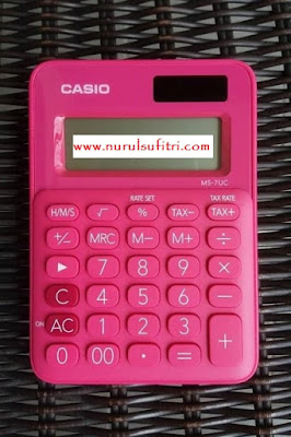 Casio My Style Colorful Calculator: Kalkulator Warna-Warni yang Stylish ...