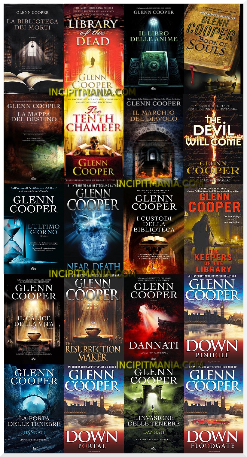 INTERVISTA A GLENN COOPER- il Re del Thriller storico americano