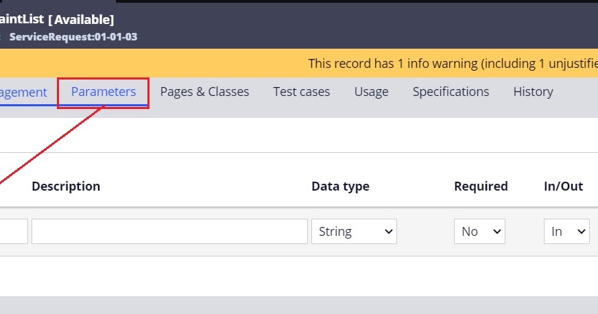 Parameterized data page in pega | Pega Help | Case Management | Integration | Data Pages