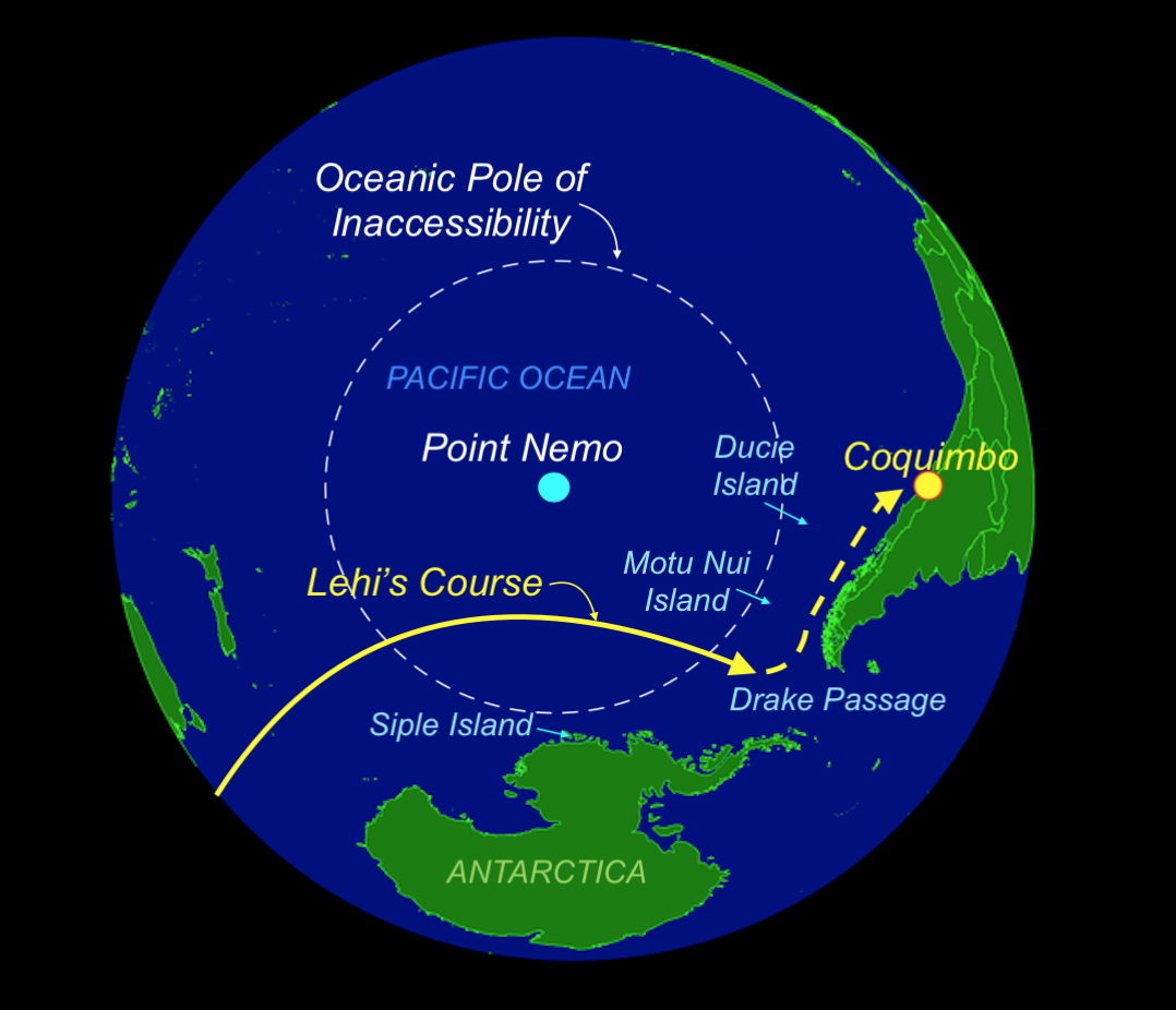 NephiCode: Finding Point Nemo – Where Nephi’s Ship Sailed