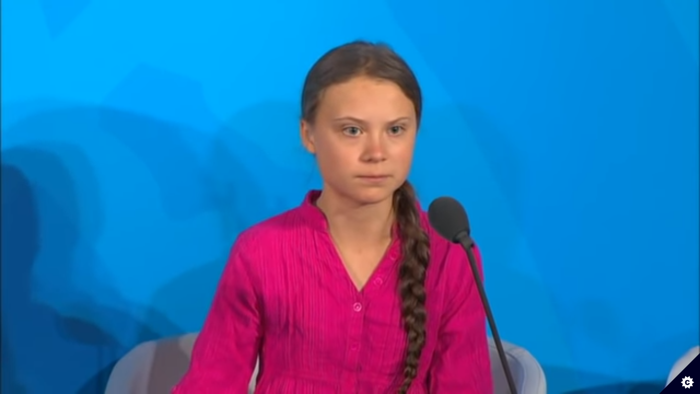 Community Service : GRETA THUNBERG’S SPEECH TO LEADERS AT UN
