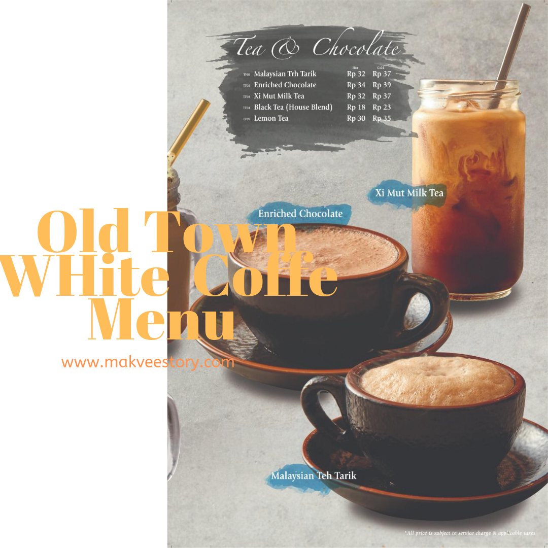 OldTown White Coffee Menu di Jogja Simanjuntak Bikin Pengen Semua ...
