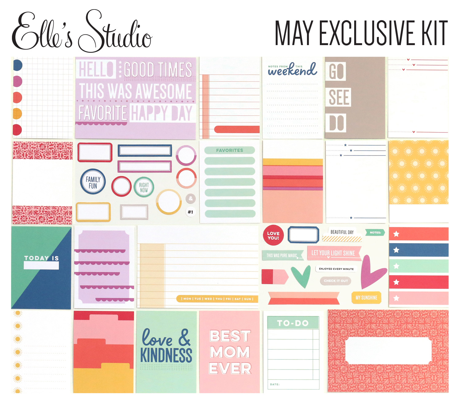 Hey Marsha Makes: May Reveal Traveler's Notebook Layout | Elle's Studio