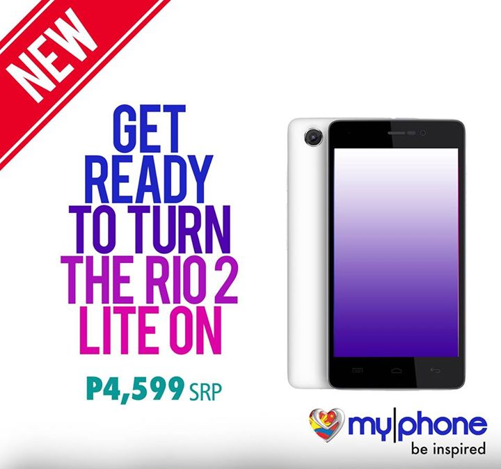 MyPhone RIO 2 Lite now official, priced at Php4,599!