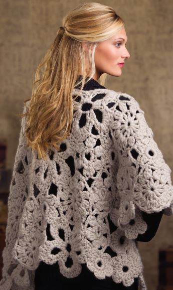 Ergahandmade: Crochet Asymmetrical Cardigan + Free Pattern