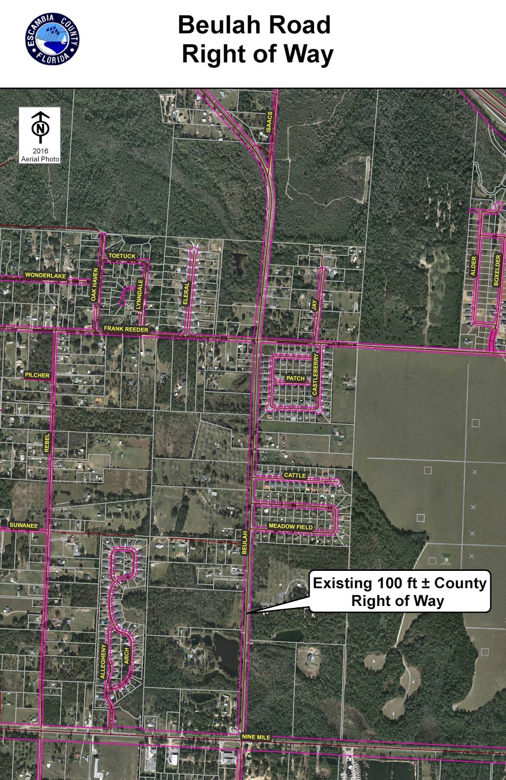 Jeff Bergosh Blog: We Already Have 100' of Right of Way (ROW) on Beulah ...