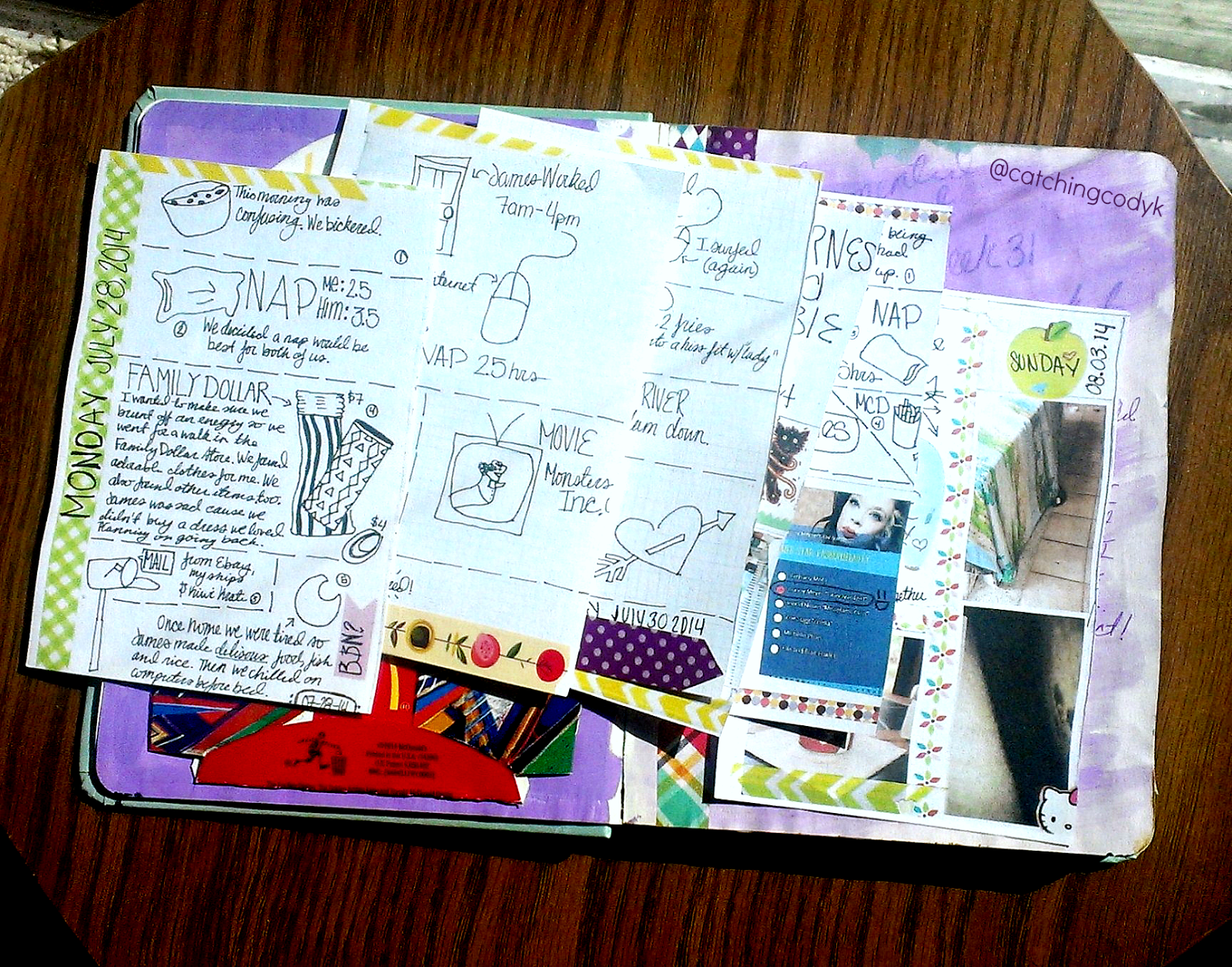 Catching Cody K: Art Journal Prompts // Documented Life Project
