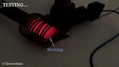 Simple Induction Heater using IRFZ44