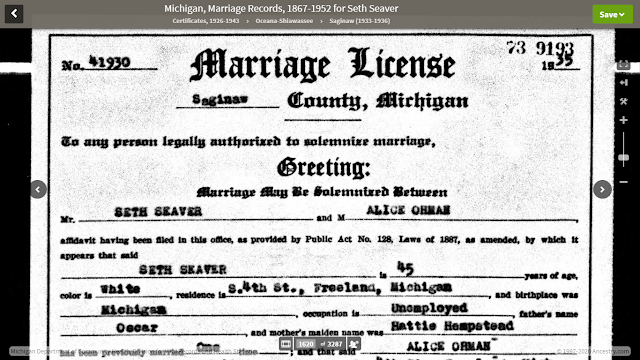 Genea-Musings: Tuesday's Tip: Research in the Michigan Marriage Records ...