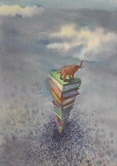 SURREALISMO PROGRESIVO: Libros y surrealismo: Alireza Darvish