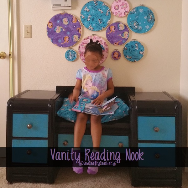 Frozen (Inspired) Vanity Reading Nook - Sew Crafty Crochet