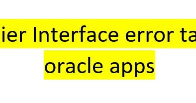 Oracle Application's Blog: Supplier Interface error table in oracle apps