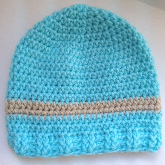 Bizzy Crochet: My Little Newborn Crochet Hat Pattern