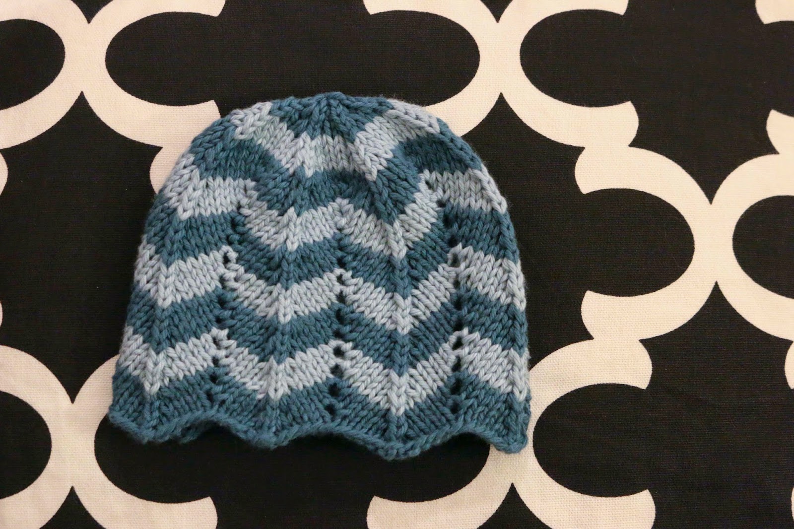 Crochet Chevron Hat Pattern