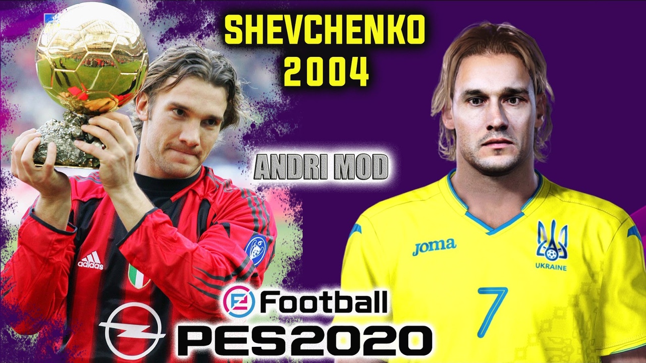 PES 2020 Faces Andriy Shevchenko by Andri Mod ~ SoccerFandom.com | Free ...