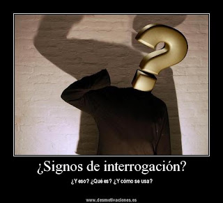 Conocimiento y práctica del lenguaje: Signos de interrogación