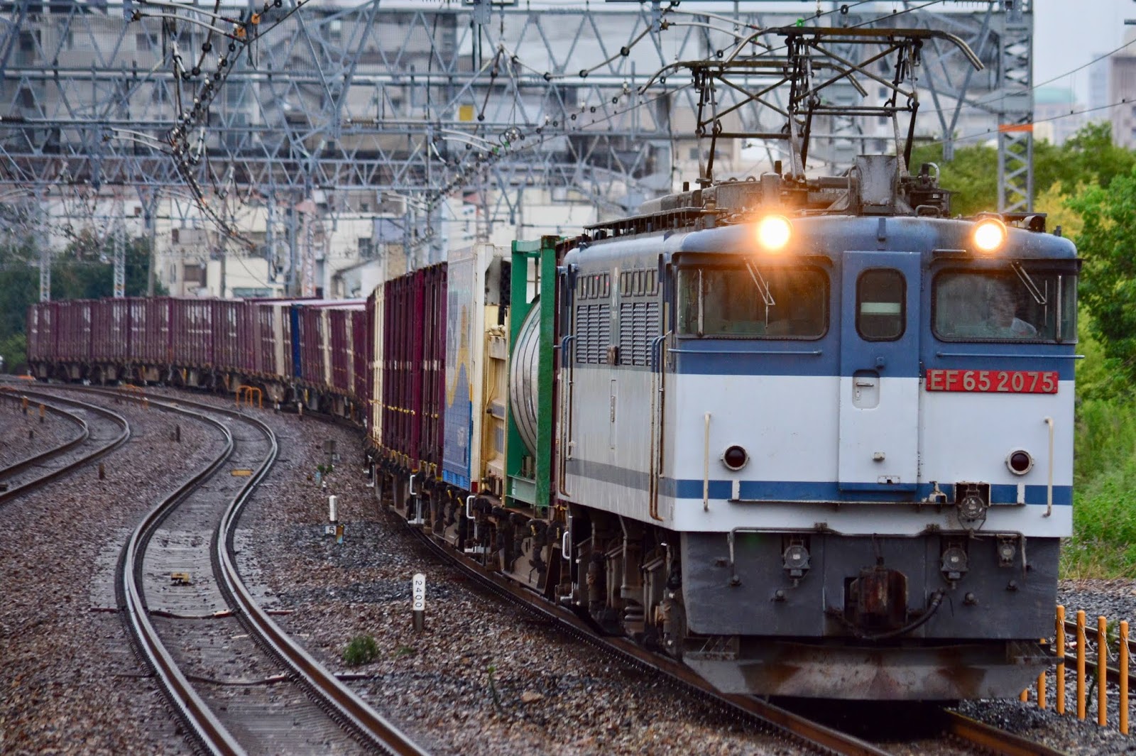 鉄ドキ、: 75レ（EF65 2075）･86レ（EF66 126）を神戸線で！(2019.9.20)