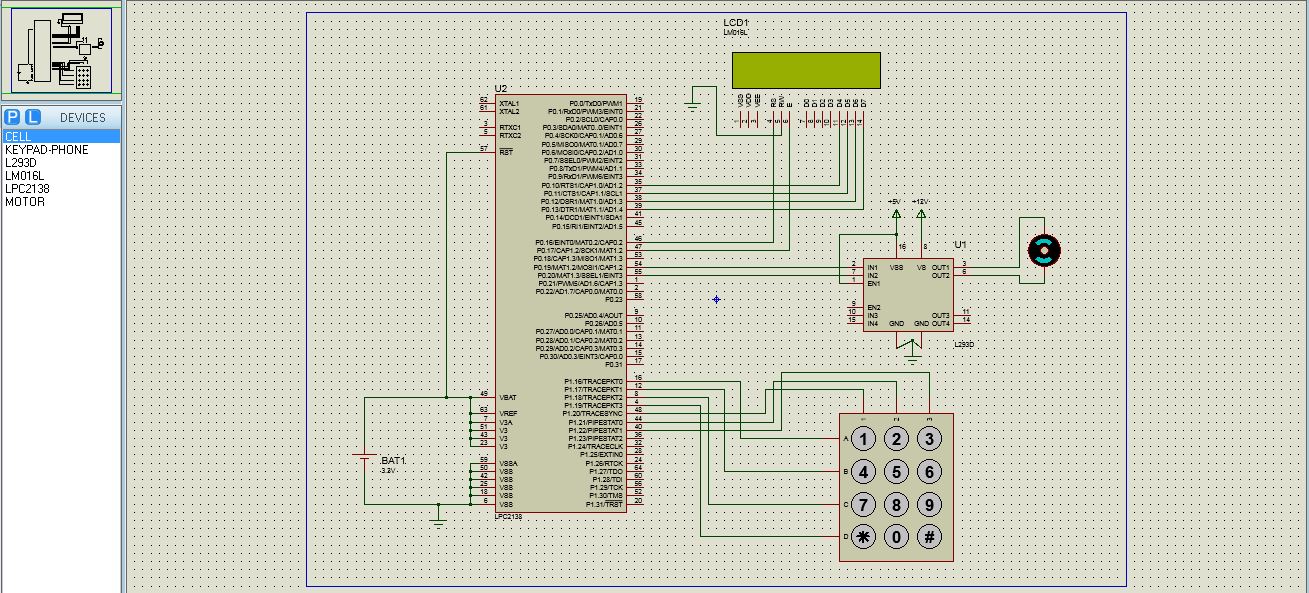 Password Based Locking System