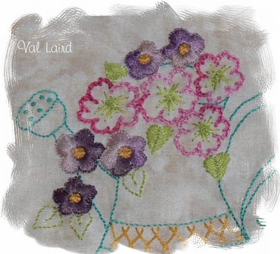 Val Laird Designs - Journey of a Stitcher: Free stitchery pattern for you