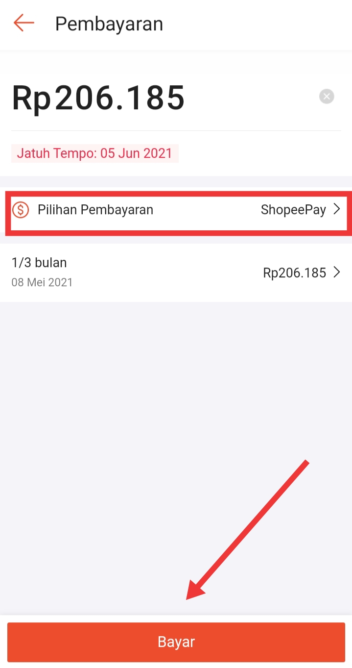 Cara Membayar Tagihan Shopee Pinjam Melalui Shopee Pay - Ana Bintang