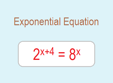 10 Math Problems: Exponential Equation