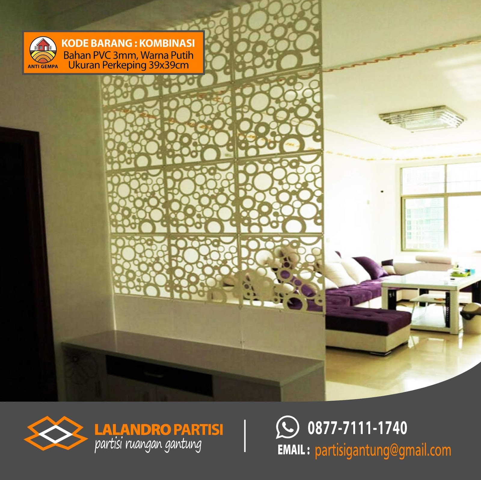 Partisi Ruangan Gantung PVC Murah Jakarta Hanging Partition Whatsapp ...
