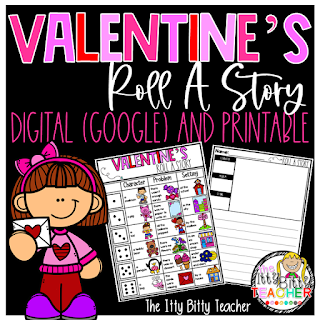 Fun Writing with Roll A Story and a Freebie | The Itty Bitty Teacher