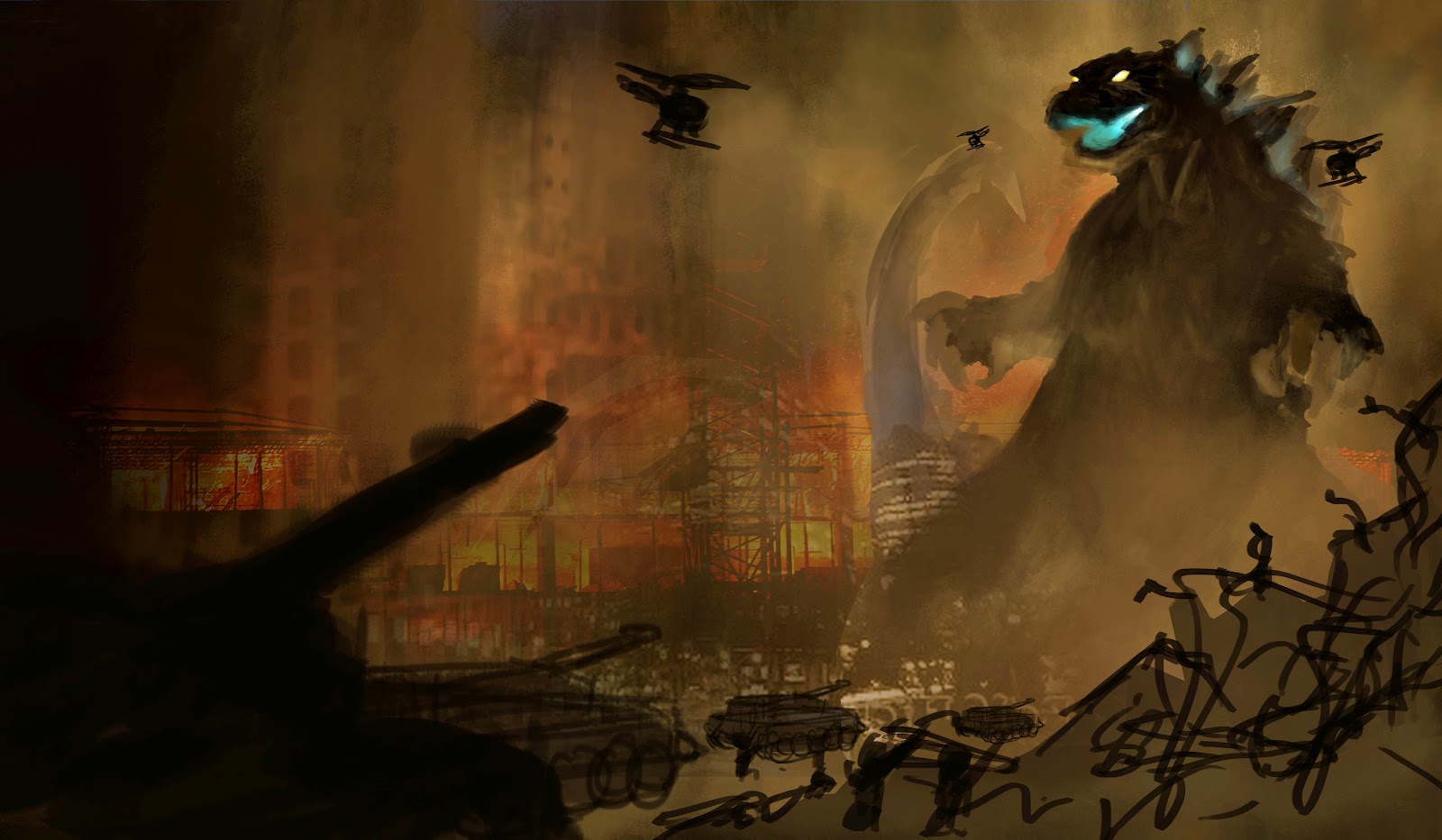 Tyler Chow: Legendary Pictures Godzilla Work-in-Progress