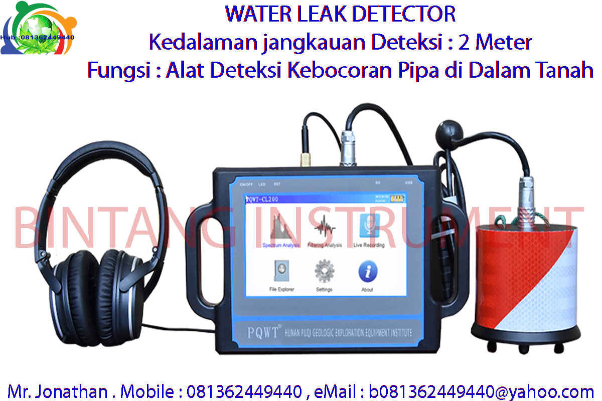 BINTANG INSTRUMENT : WATER LEAK DETECTOR, ALAT PENDETEKSI KEBOCORAN ...