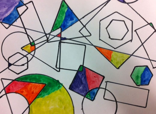 artisan des arts: Geometric Overlapping Shapes