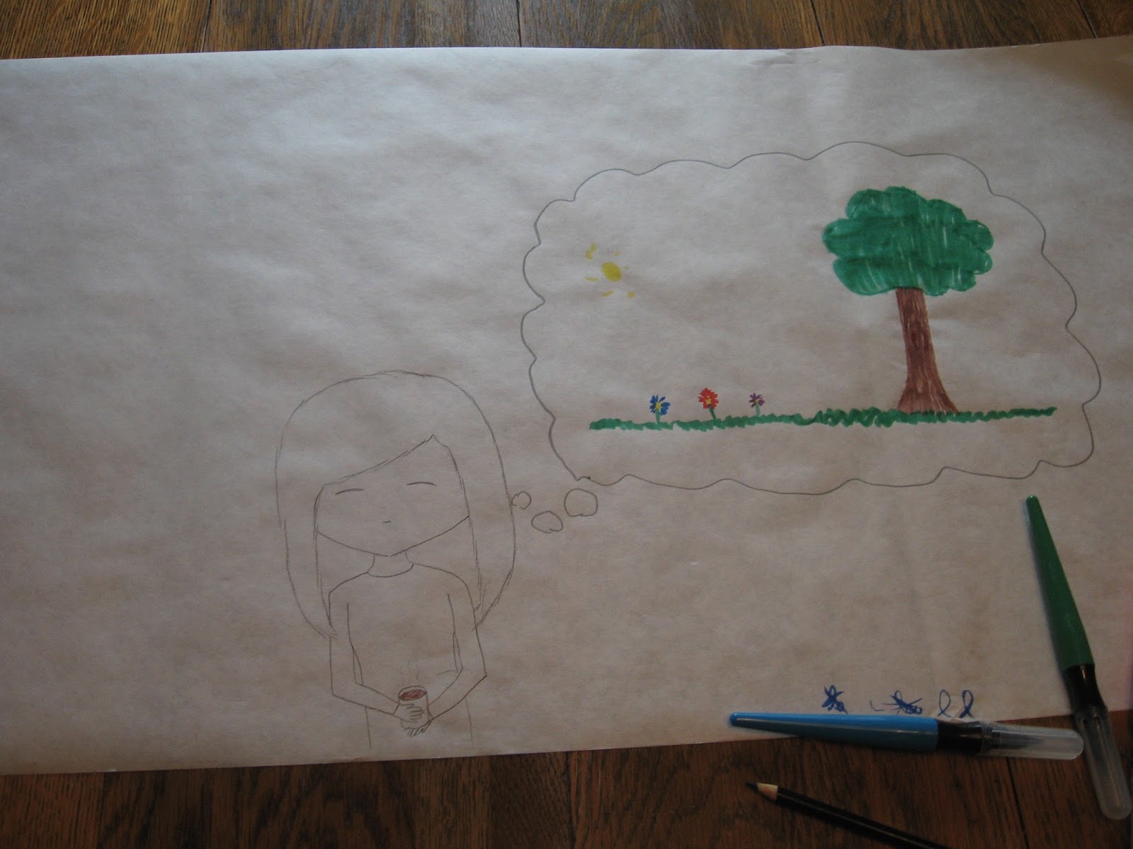 Almost Unschoolers: Progressive Drawing