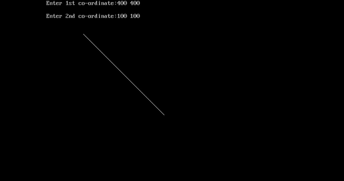 CODING BCA.: C Program to Implement DDA Line Drawing algorithm