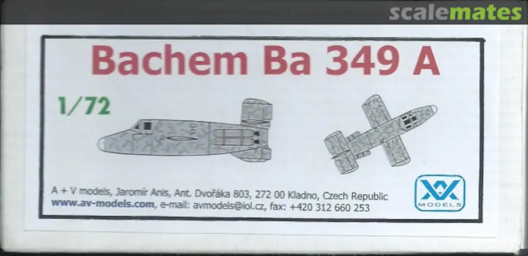 Happyscale-Modellbau: Bachem Ba 349 Natter - Eigenbau & A&V models 1/72