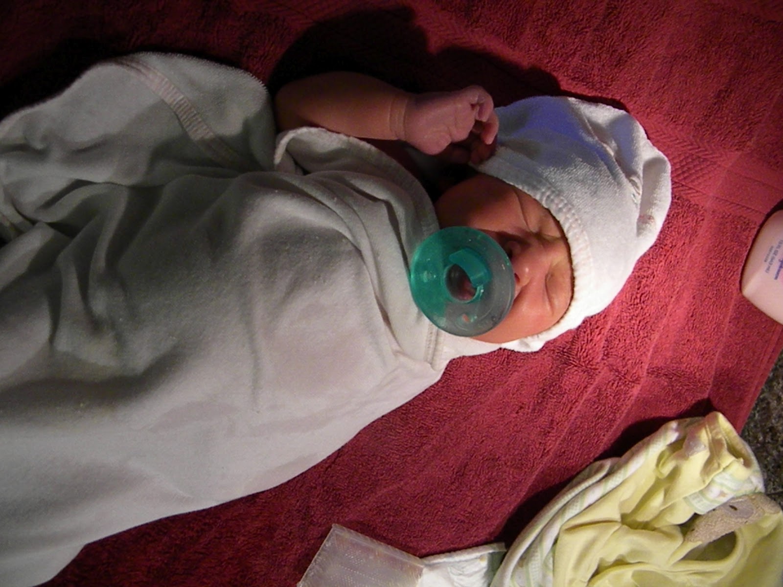 The Heaton's: One week old...