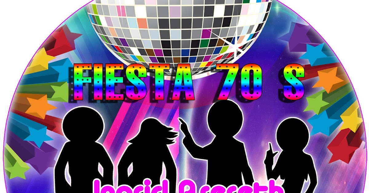 www.decokit.com: Kit Imprimible Fiesta Años 70