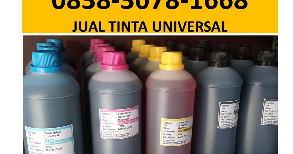 083830781668, Jual Tinta Universal Printer Infus Canon Epson HP Brother ...