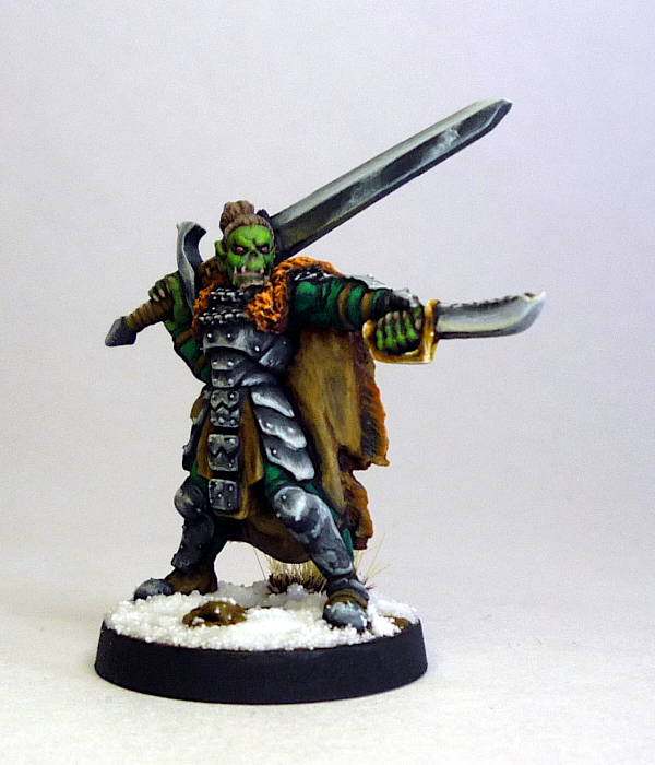 Metalchaos Studio: 88347, Half-Orc Fighter