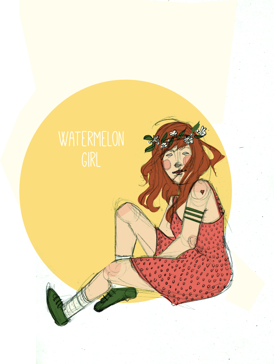 The Fruit Girls Series \\ Watermelon Girl - Nuts for Paper